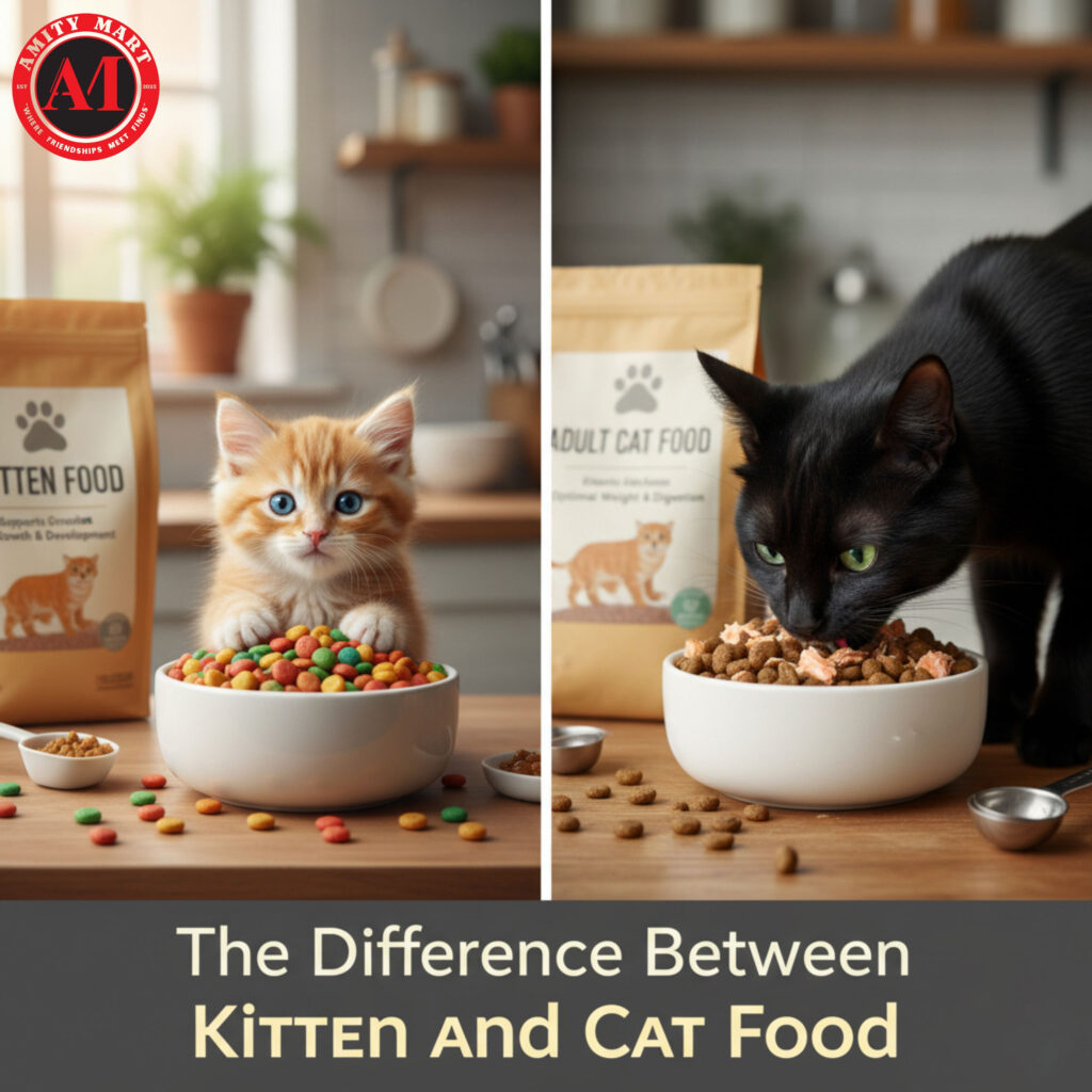 The Difference Between Kitten and Cat Food - Amity Mart